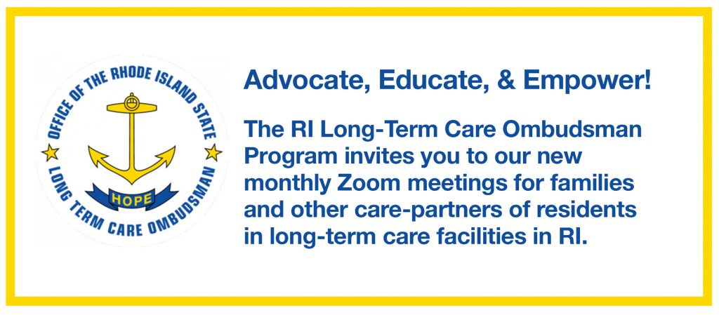 Long-Term Care Ombudsman Program Zoom Family Meetings - Alliance for ...