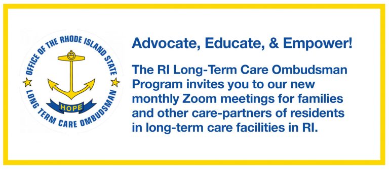 Long-Term Care Ombudsman Program Zoom Family Meetings - Alliance for ...